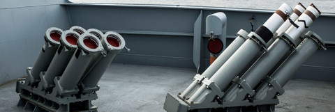 Naval decoy launching system